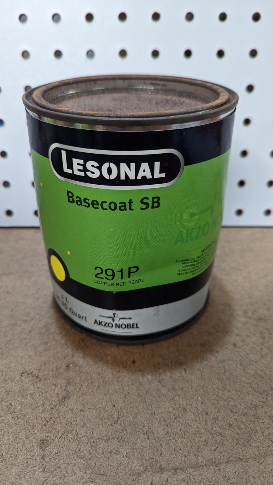 Lesonal Basecoat SB #291P Copper Red Pearl 1 Quart Liter Unopened Old ...