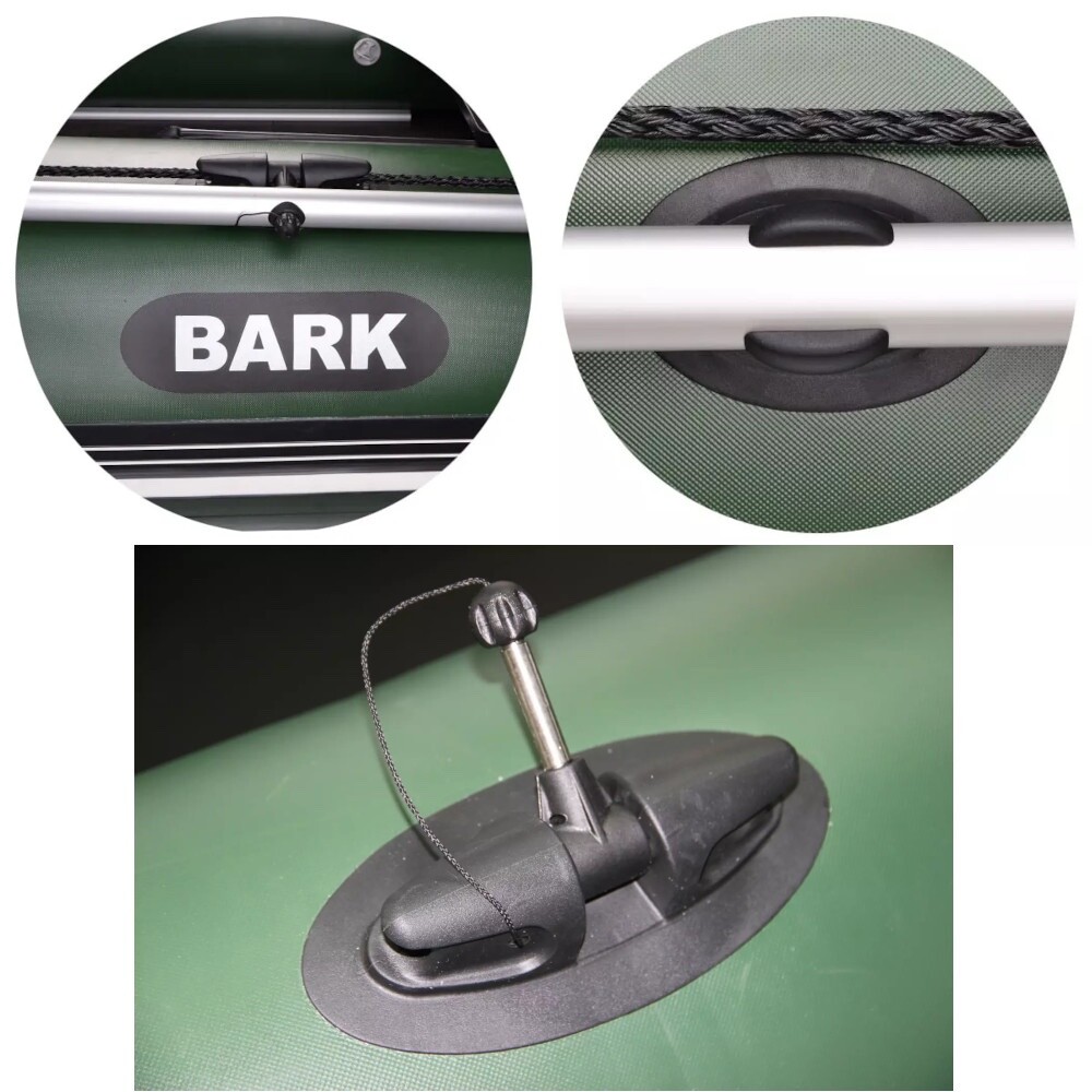 Schlauchboot BARK 250cm | mit Heckspiegel für Motor Angelboot ...