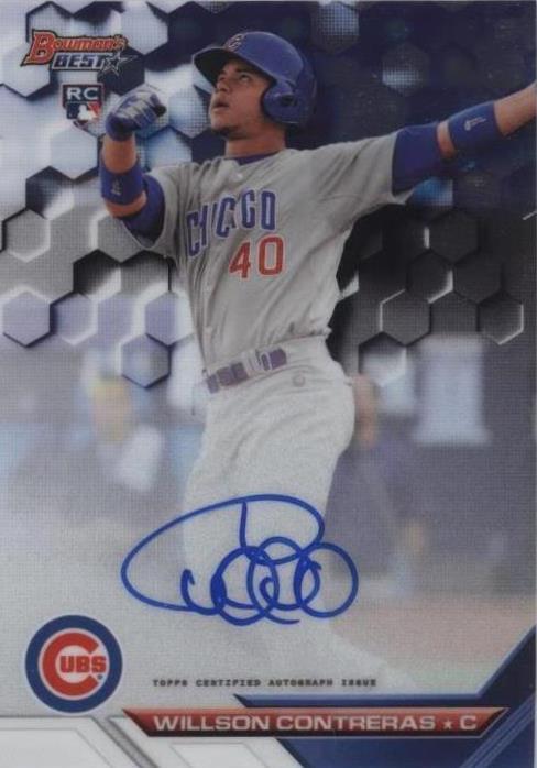 2016 Bowman's Best - Best of 2016 Autographs Willson Contreras #B16-WCO ...