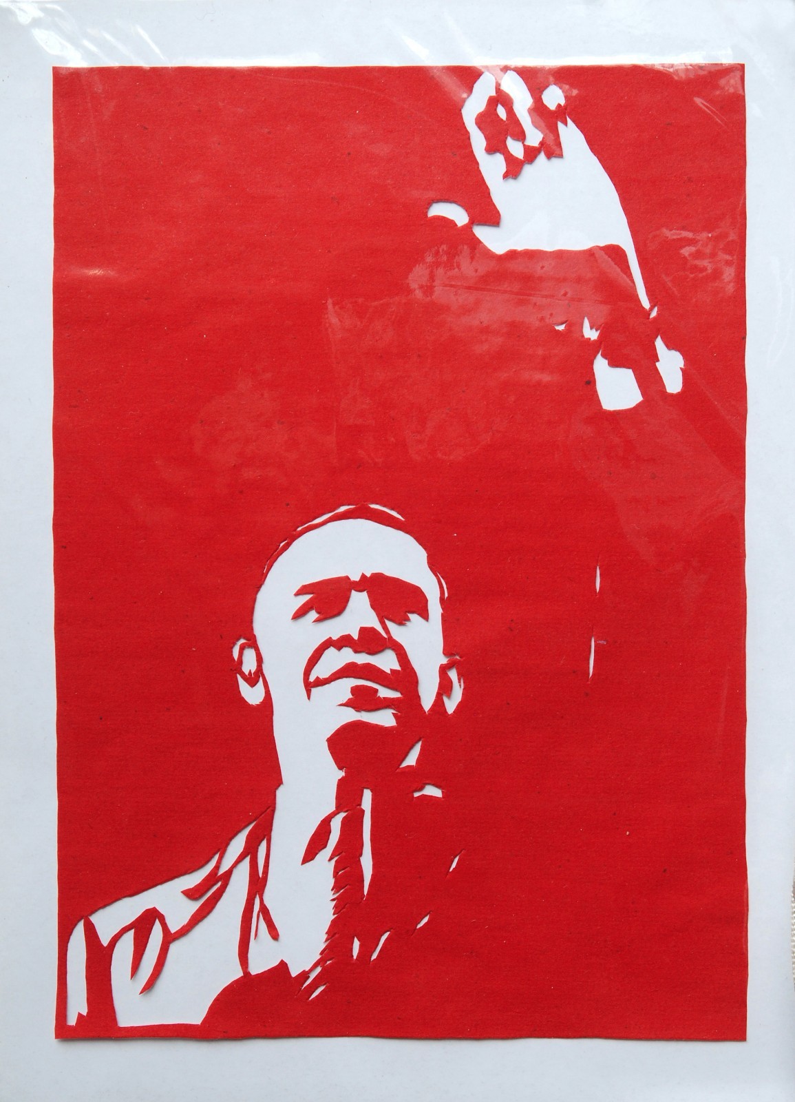 Limited Edition President Obama Paper Cutting Art-Handmade by Artist ...