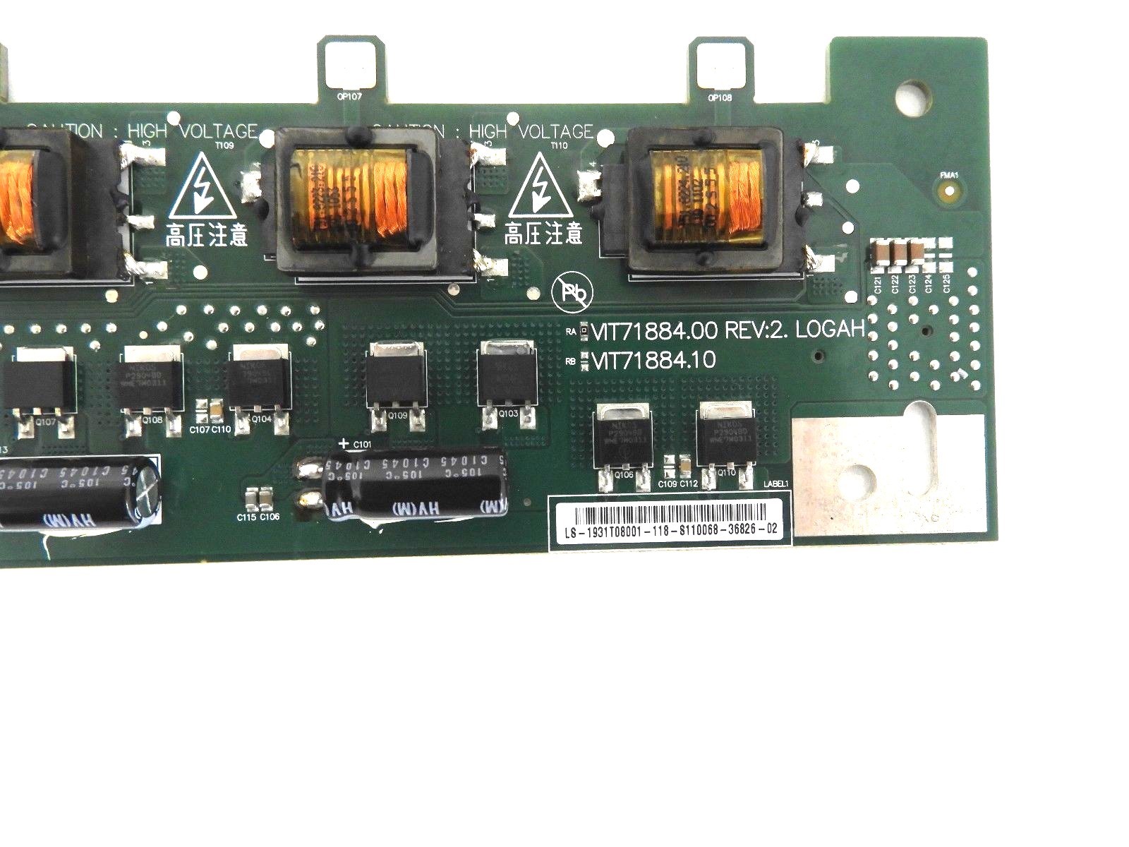 LG 32" 32LD350-UB 32LD450-UA ELCFW326 19.31T08.001 Backlight Inverter ...