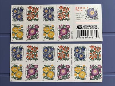 US SCOTT 5672 - 5675 BOOKLET OF 20 MOUNTAIN FLORA STAMPS WEDDING ...