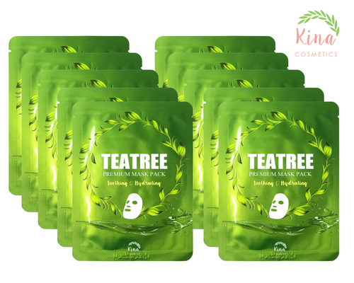 Kina Cosmetics TEA TREE PREMIUM Sheet Mask 10PK *US SELLER* | eBay