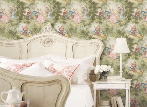 Old World Victorian Toile Wallpaper GC29834 ROLL IS 33 FEET LONG FREE ...