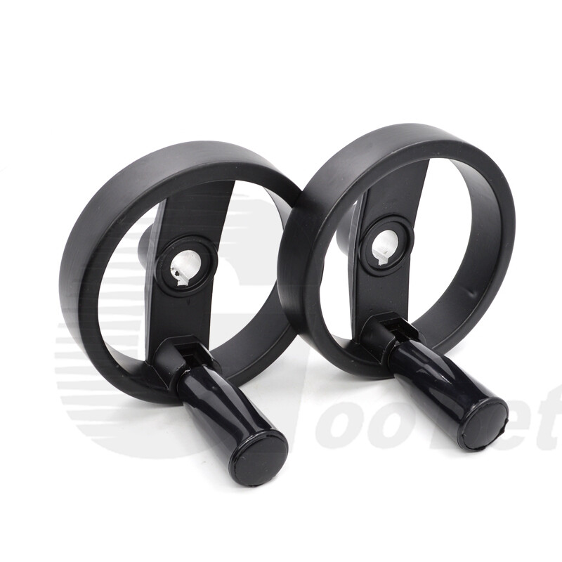 Lathe Machine Hand Wheel Aluminium Hand Crank Handle Foldable 100/125 ...