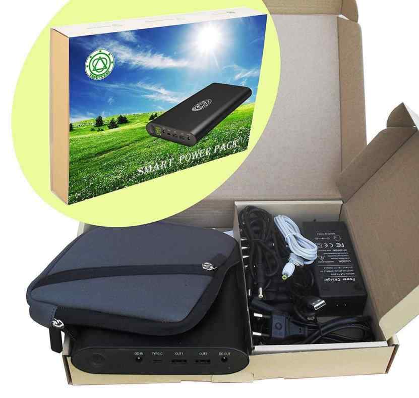 Laptop Power Bank 50000mAh TSSUCCESS Portable Charger Output 5-20V 5V ...