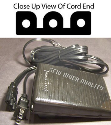 FOOT CONTROL PEDAL W/ Cord Pfaff 78 783 788 4850 Hobbylock 2.0 Riccar ...