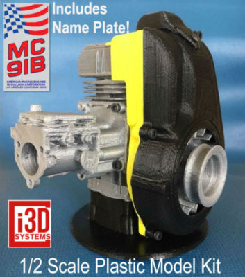 Vintage Kart McCulloch MC91 MODEL Engine Authentic - 1/2 Scale Plastic ...