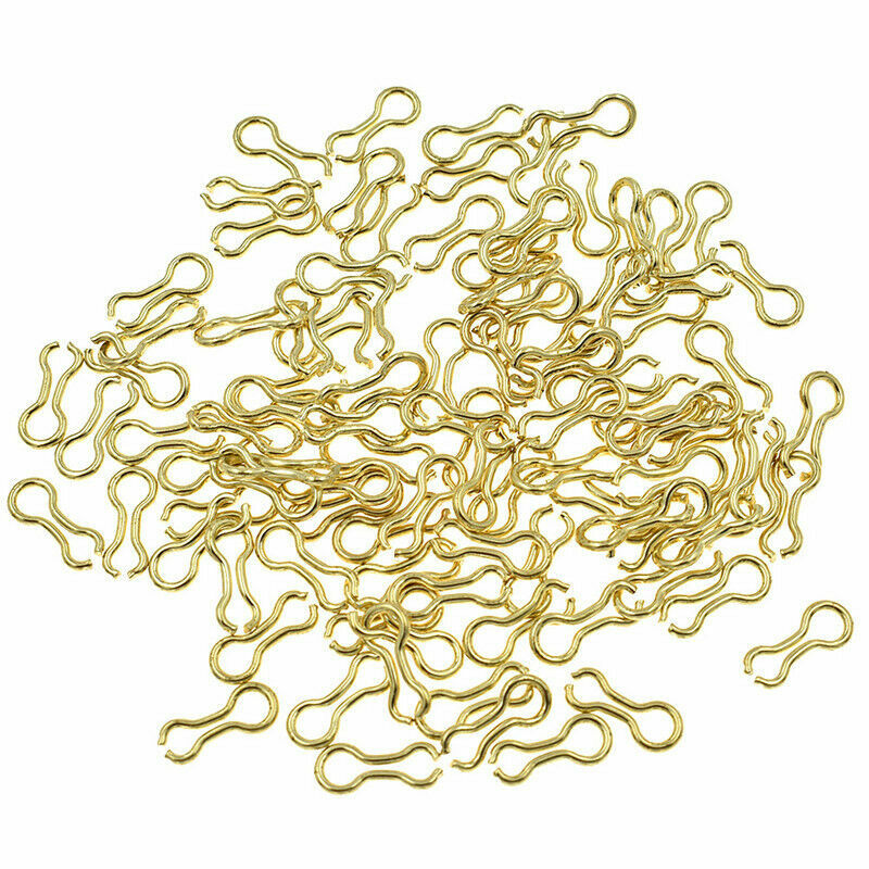 100PCS Brass Sinker Eyes Eyelets for Lead Weight Mold Fishing Tackle ...