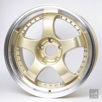 ROTA Wheels D2 18x9 30mm 5x114.3 67.1 Hub RL P Gold | 1 PCS | -1 Offset ...