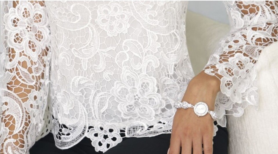Women's Wedding Mother of Bride cocktail evening party Blouse Lace Top ...