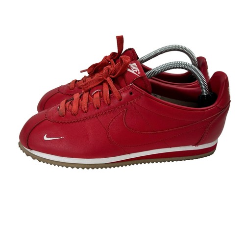 Nike ID Size 8 Cortez Triple Red Gum Running Shoes 898727-981 (RED ...