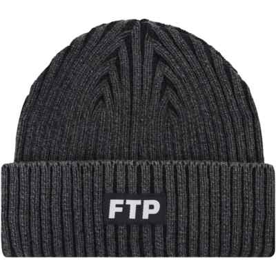 FTP Denim Dye Logo Beanie (Black) Brand New | eBay