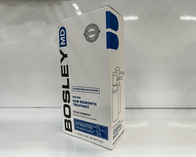 Bosley Men's Hair Re-growth Assistance LIQUID Spray Bottle 2x 60g 2 ...