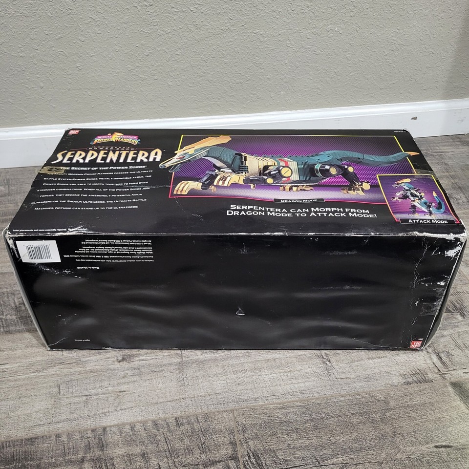 1995 Serpentera Lord Zedd Zord Complete Vintage Power Rangers Unused ...