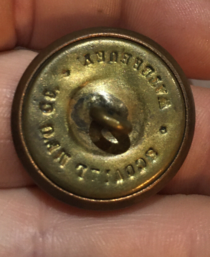 Scovill Mfg Co Waterbury Military Coat Button civil war button free ...