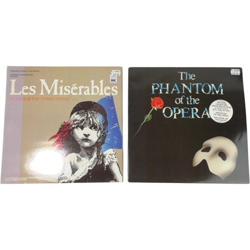 Les Misérables & Phantom of the Opera x 2 Vinyl LP Records Original ...