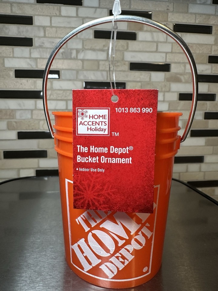 HOME DEPOT 3.75" Mini Ornament Bucket (0.5-Quart) | eBay