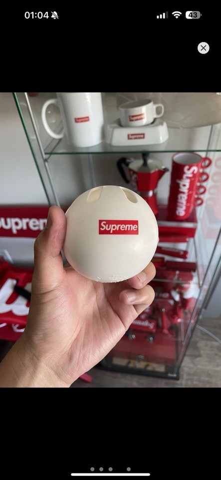 NEW Supreme Wiffle Ball and Bat Red | eBay