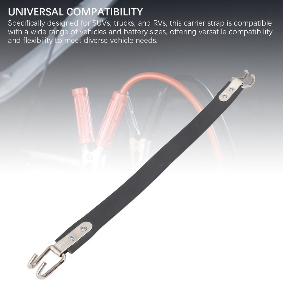 14 Inch Car Battery Carry Strap Rubber Long Lasting High Strength ...