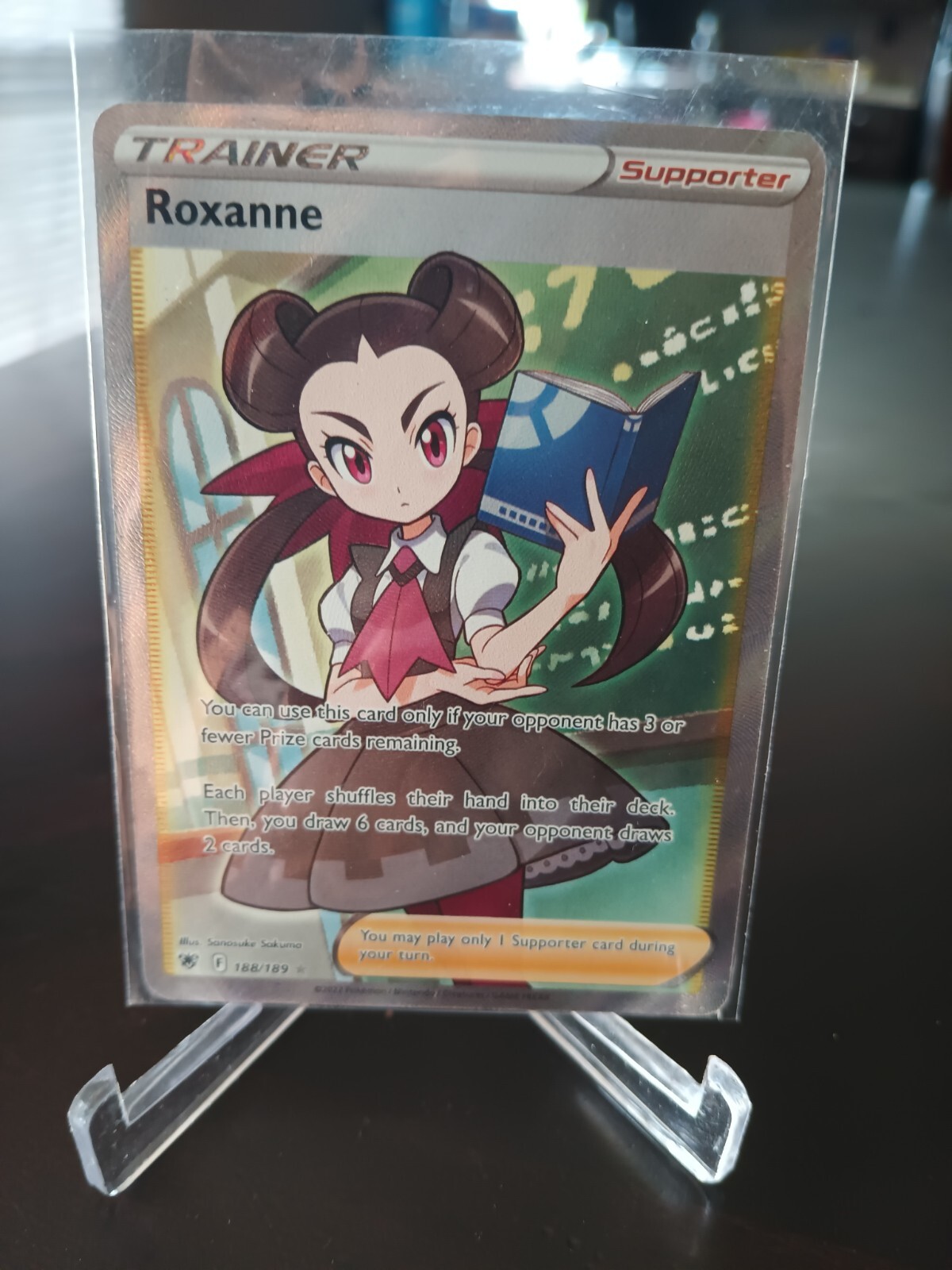 Pokémon - Roxanne Full Art Trainer - Astral Radiance 188/189 - Ultra ...