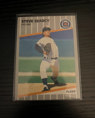 1989 Fleer - #145 Steve Searcy Detroit Tigers rookie baseball card | eBay