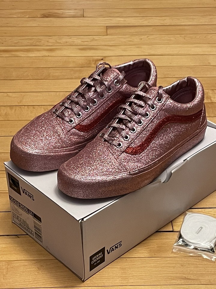 Size 11 - VANS Old Skool LX x Opening Ceremony Pink Glitter Pack 2017 ...