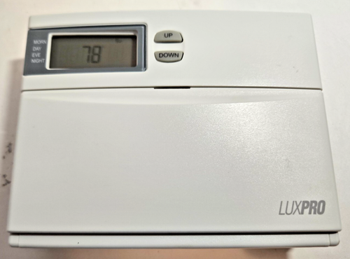 LuxPro PSP511 Programmable Heating & Cooling Electronic Thermostat | eBay