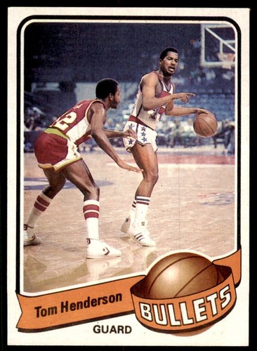 1979-80 TOPPS TOM HENDERSON WASHINGTON BULLETS #18 (T108) | eBay
