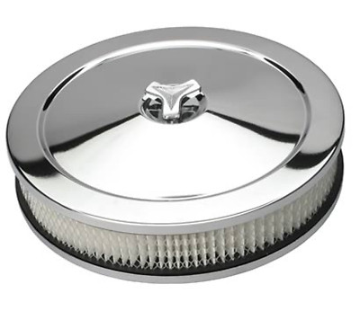 Air Cleaner Chrome 10 Inch for Small Block Chevy 283 327 350 383 400 ...