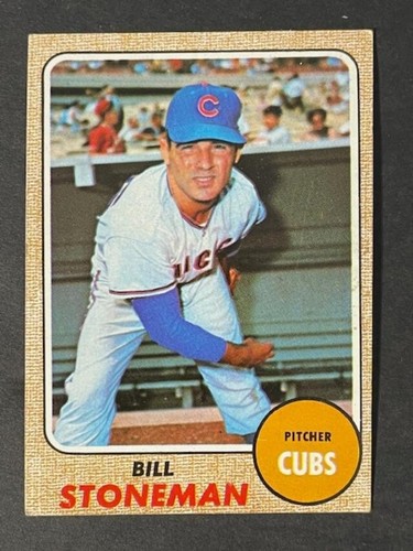VINTAGE 1968 Topps - BILL STONEMAN # 179 - Cubs - EX | eBay