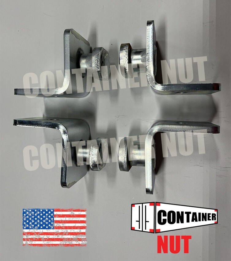 EZY Twist Lock Anchors | 4 Pack | Shipping Container Anchors | Made in ...