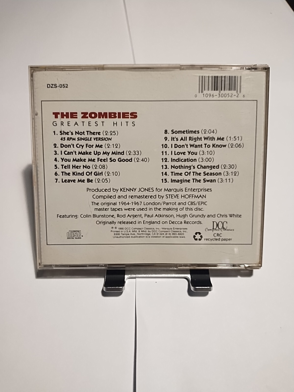 Greatest Hits by The Zombies (CD, 1990) for sale online | eBay