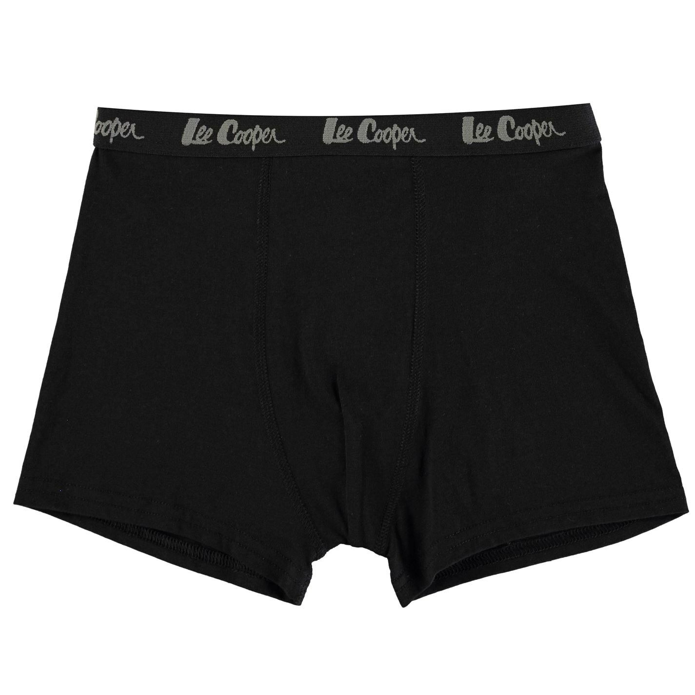 Lee Cooper 5 Pack Boxers Youngster Boys Underclothes Boxer Lightweight ...
