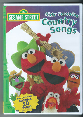 🔥 Sesame Street Kids' Favorite Country Songs (DVD, 2007, Includes 20 ...