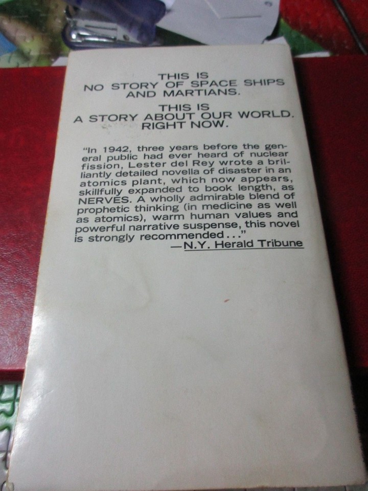 Nerves by Lester Del Rey (1974, Paperback) 9780345237897| eBay