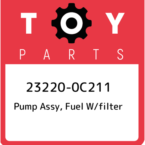 23220-0C211 Toyota Pump assy, fuel w/filter 232200C211, New Genuine OEM ...