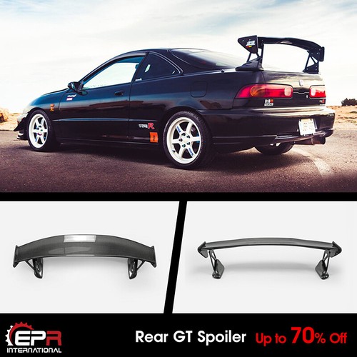 D5 Style Carbon Glossy For 94-01 Honda Integra DC2 Rear GT Spoiler Wing ...