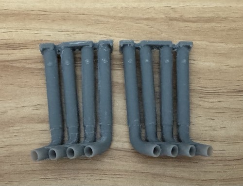 RESIN 3D PRINTED 1/16 FUNNY CAR ZOOMIE'S HEADERS | eBay