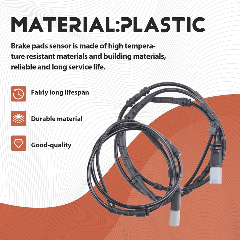Front+ Rear Brake Pad Wear Sensor Set for - X3 F25 X4 F26 Auto Car3303 ...