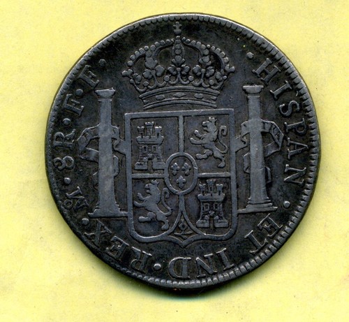 MEXICO 1779 FF 8 REALE SILVER COIN, TONED, CAROLUS III. | eBay