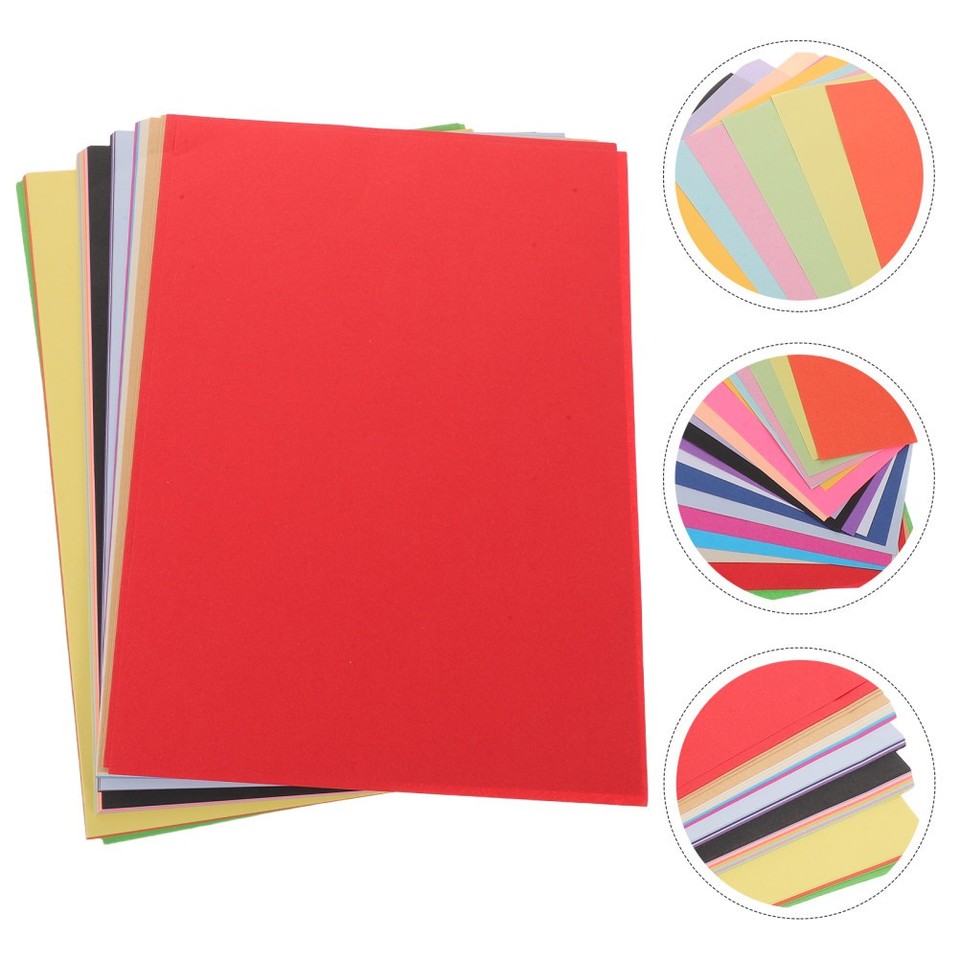 200 Pcs A4 Double Sided Colored Paper Sheets For Origami School | eBay ...