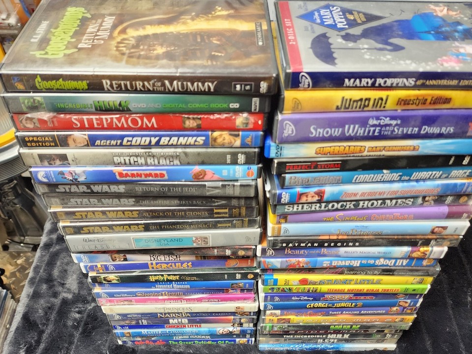 240 Wholesale lot dvd movies assorted bulk Video Dvds CHEAP. Reseller ...