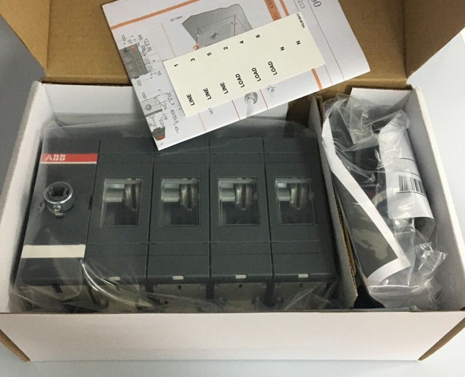 ABB SWITCH DISCONNECTOR OT200E04P OT250E04P OT315E04P OT400E04P ...