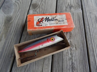 vintage MARTIN FISH LURE Co #77 HERRING Salmon 7" Lure in the Box | eBay