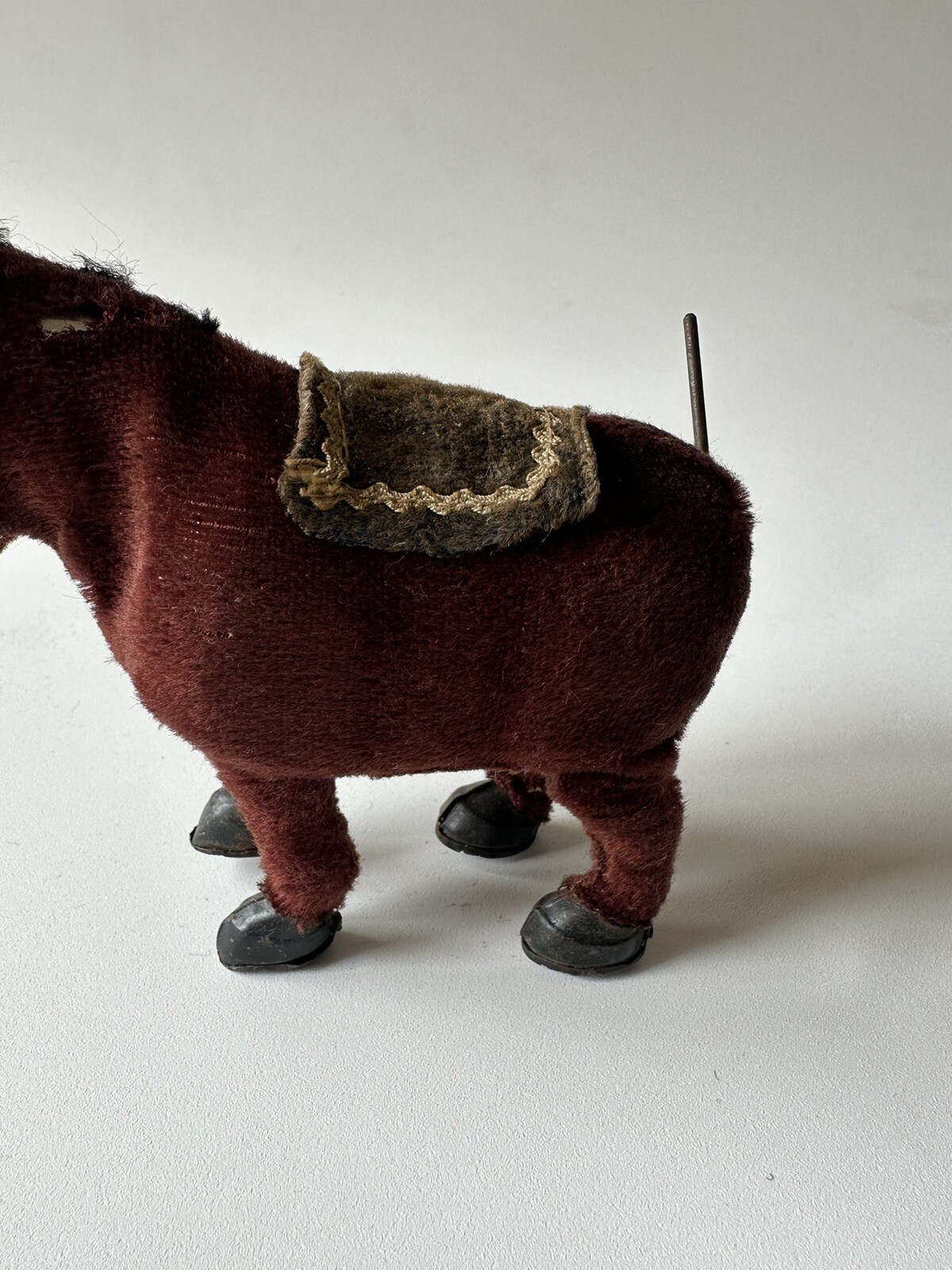 Vintage 1950's Wind-up Mechanical Winking Donkey Toy Figure Made in ...