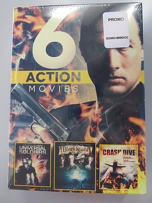 6 Full-Length ACTION movies, 3-DVD set, BRAND NEW, factory sealed | eBay