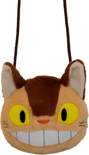 My Neighbor Totoro Fluffy Pouch Gamaguchi Cat Bus Coin Case Studio ...