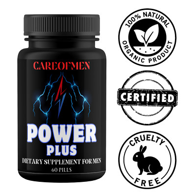Power Plus Male Performance Enhancement 60 Pills - Dietary Supplement ...