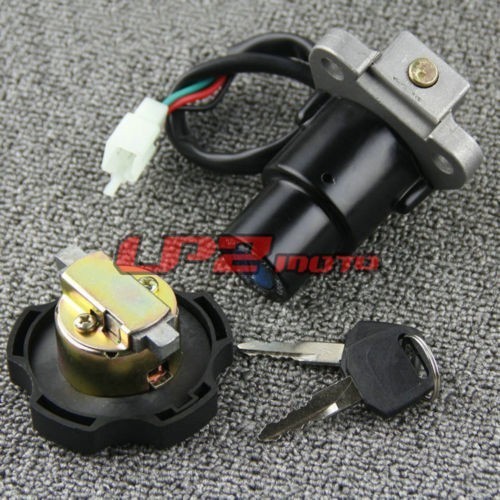 Ignition Switch Gas Cap Cover Lock Key Set For Yamaha XT600 90-95 TW200 ...